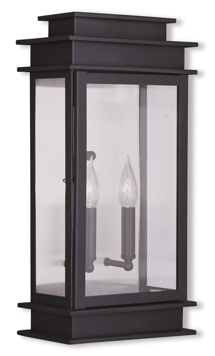 Livex Lighting 2018-07 Princeton 2 Light 19 inch Bronze Outdoor Wall ...