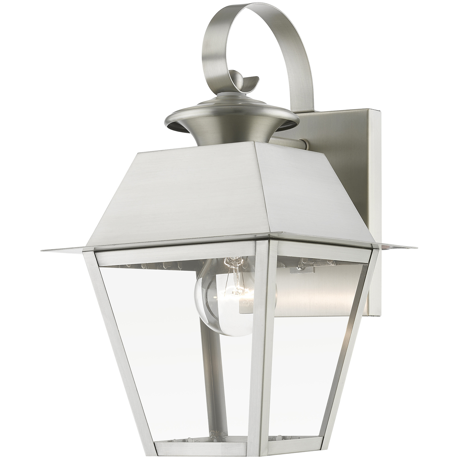 Livex Lighting 27212-91 Wentworth 1 Light 13 inch Brushed Nickel ...